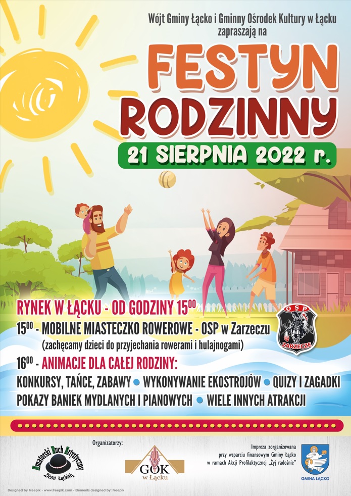 Zapraszamy na Festyn Rodzinny w Łącku | Gmina Łącko Zapraszamy na Festyn Rodzinny w Łącku | Gmina Łącko